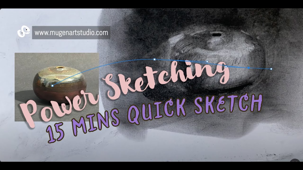 Demo Drawing - 15 mins quick sketch using charcoal (Level 1-2) - YouTube
