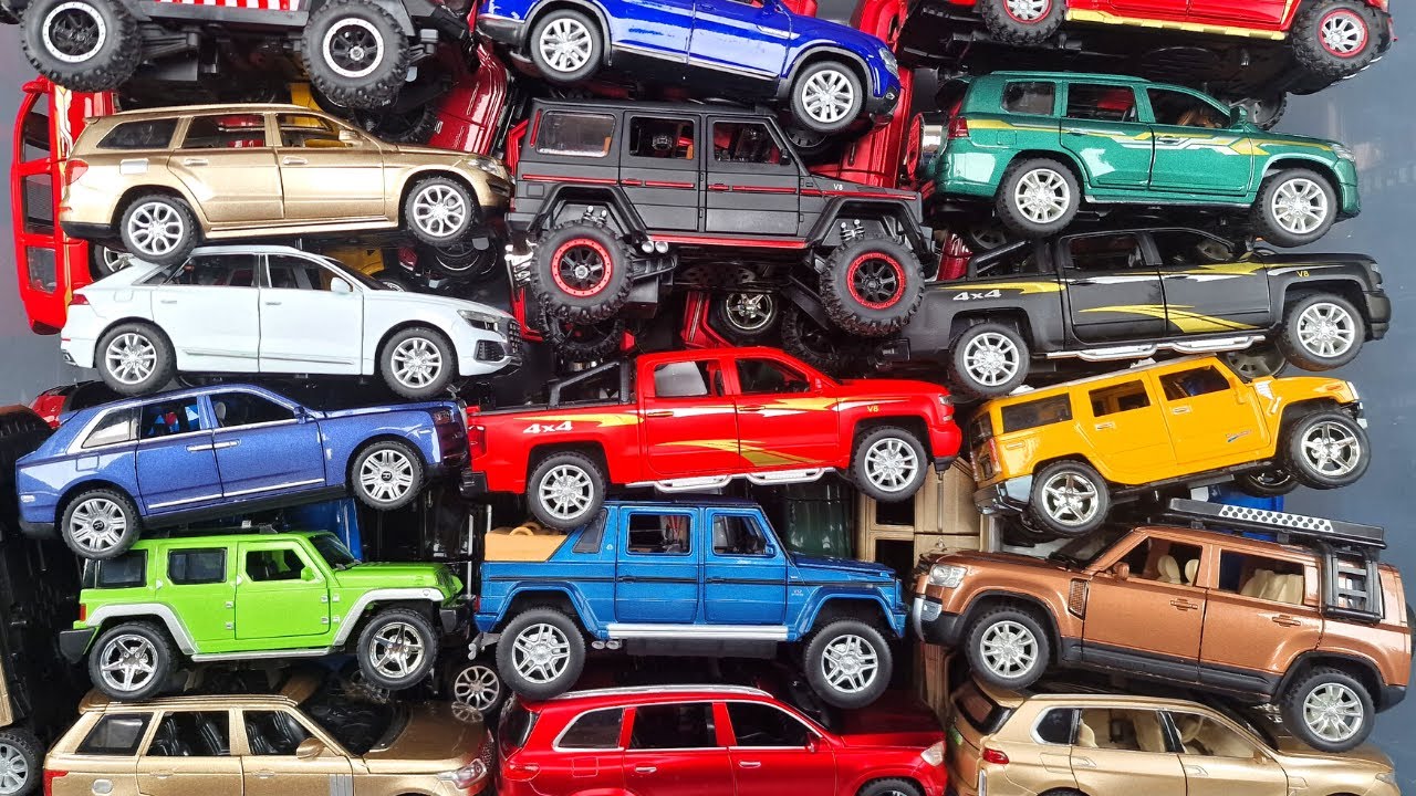 Chinese made model car selection. SUV`s and off road cars - YouTube