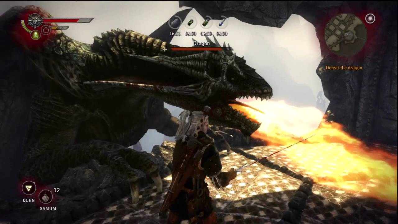 Witcher 2: How to Defeat the Dragon (Part 1) - YouTube