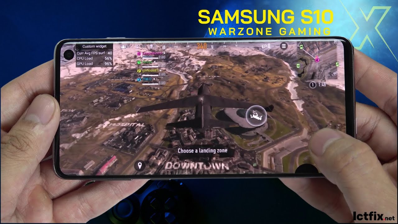 Samsung Galaxy S10 Call of Duty Warzone Mobile Gaming test | Snapdragon ...