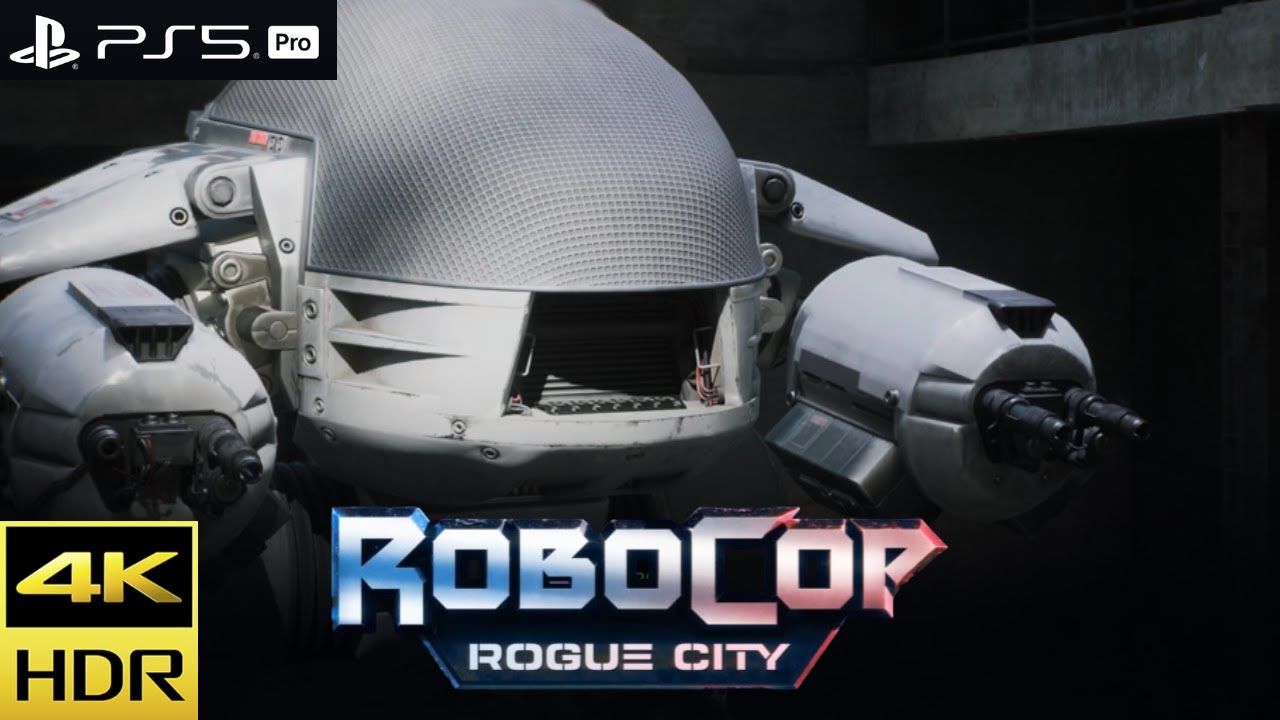 Robocop: Rogue City (PS5 PRO 4K 60 FPS) - YouTube