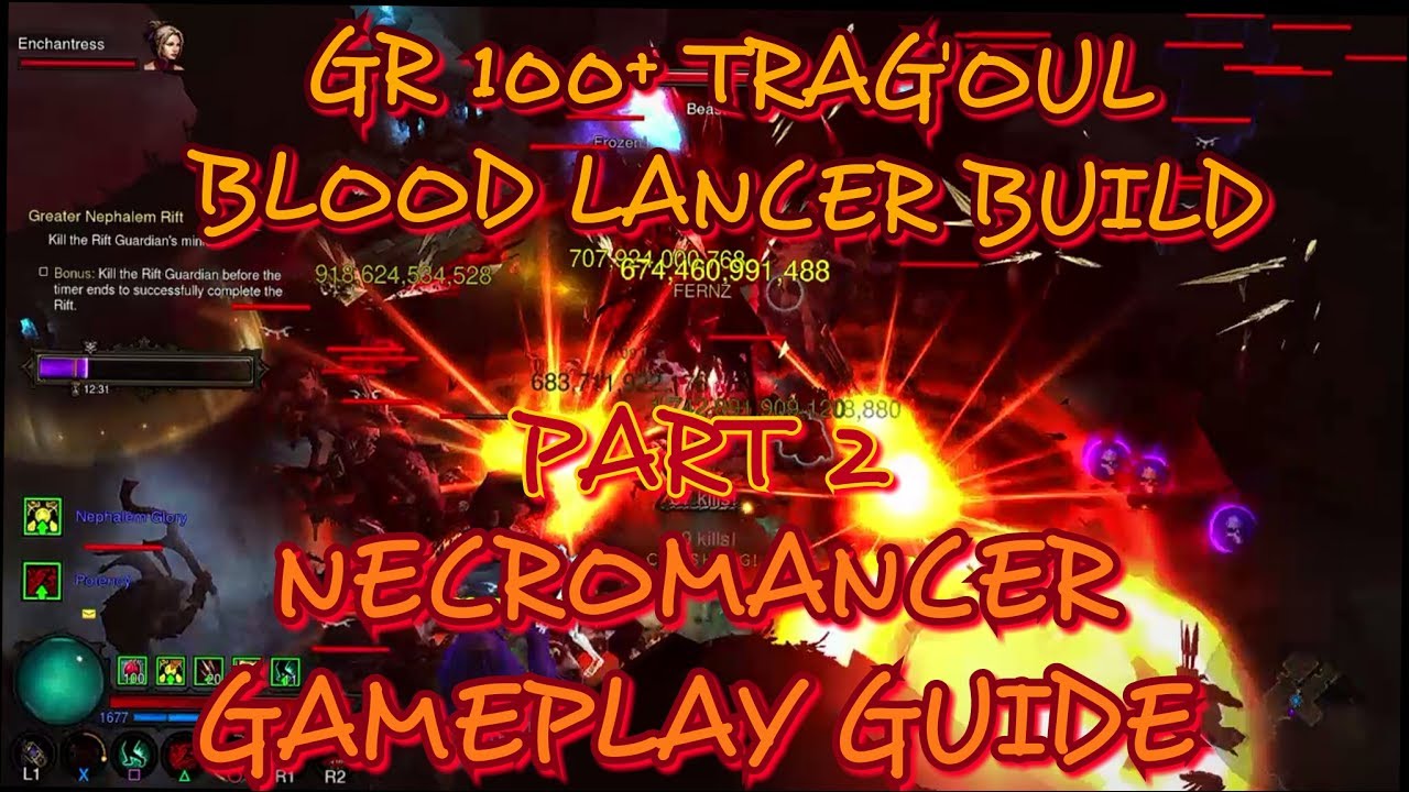 Diablo 3: Blood Lancer Necromancer Gameplay Guide | Part 2 - YouTube