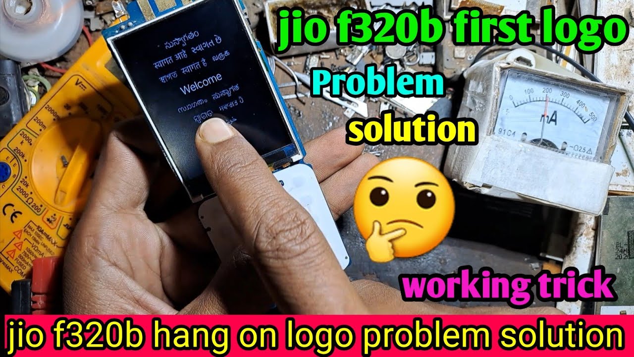 jio f320b first logo solution || jio f320b hang on logo solution - YouTube