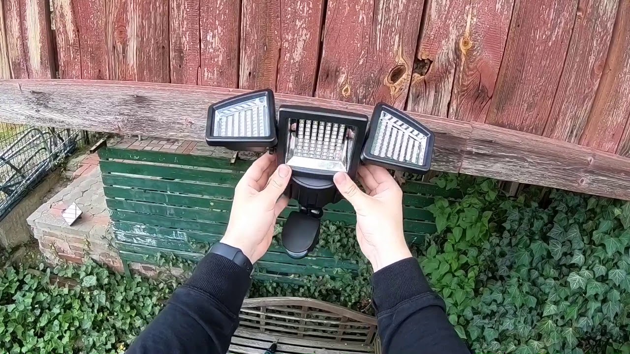 Solar Lights Outdoor Super Bright 182 LED Motion Sensor Solar Lights ...