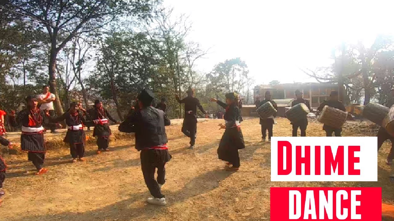 Traditional newari dance on dhimey baja 💃🕺(full video)|| Dhime Dance ...