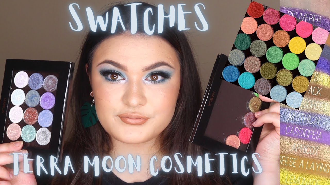 TERRA MOON COSMETICS | EYESHADOW SWATCHES & DEMO | INDIE DOES IT BETTER ...