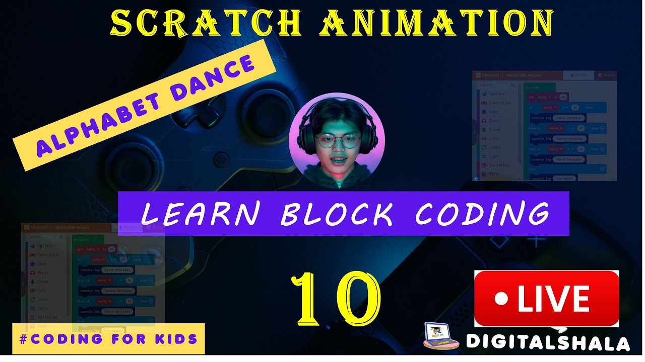Scratch Coding | Alphabet Dance Animation | Animation| Kids Coding ...