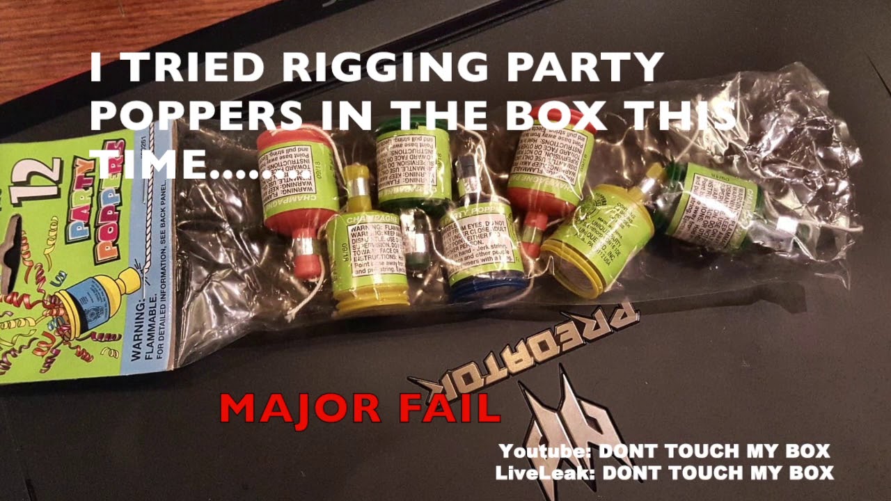 Party Popper Box Package Thief - YouTube