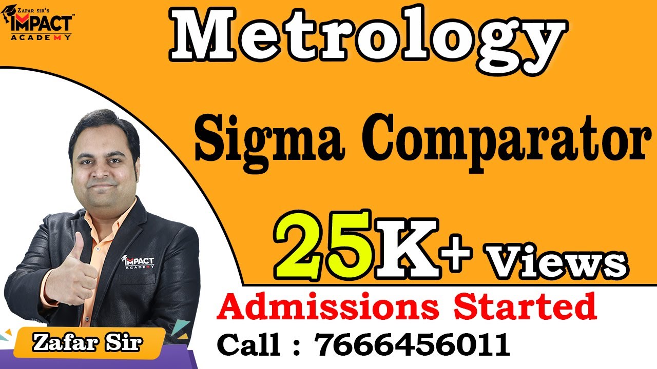 Sigma Comparator | Metrology | Mechanical Engineering #zafarsir # ...