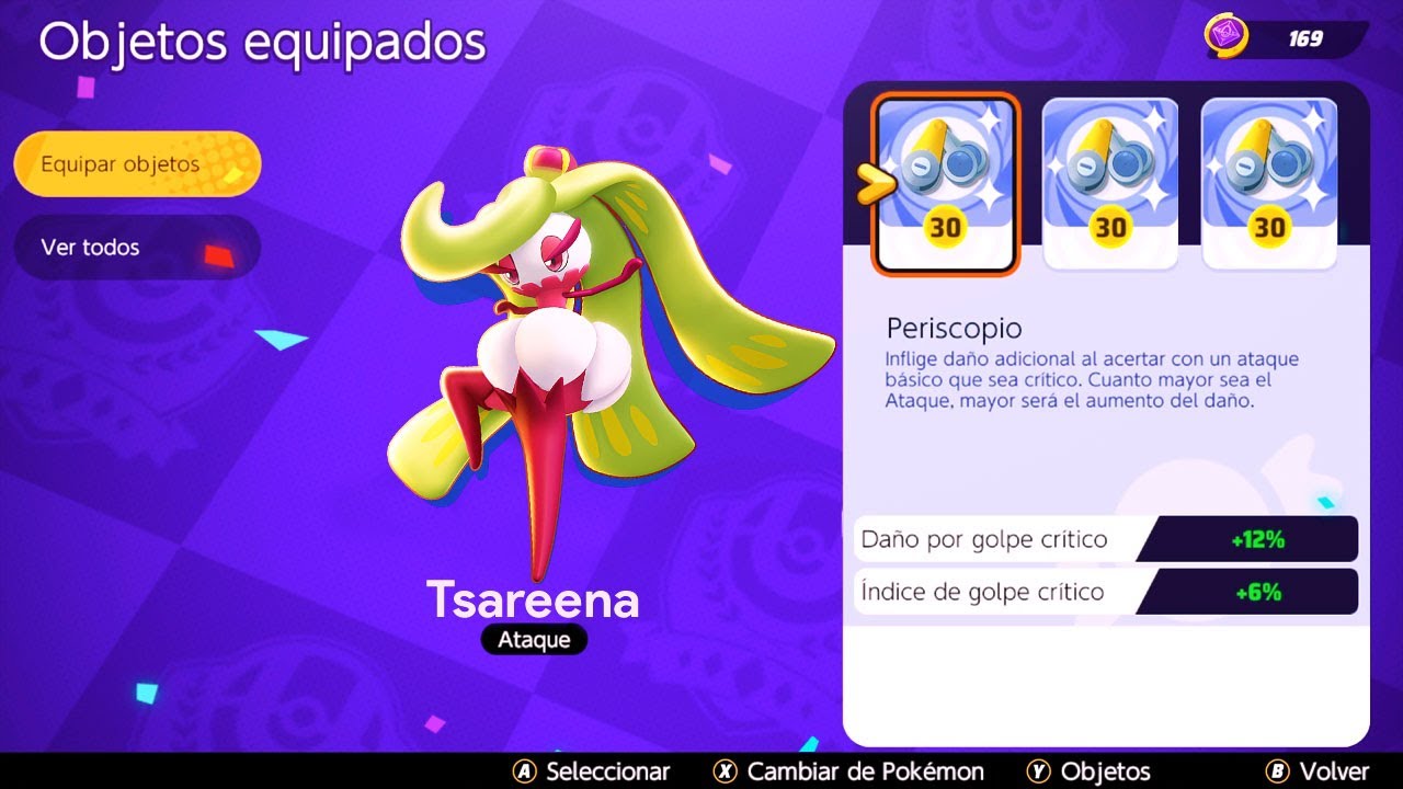 🦵 ESTA es la NUEVA BUILD de TSAREENA en POKEMON UNITE 🦵 - YouTube