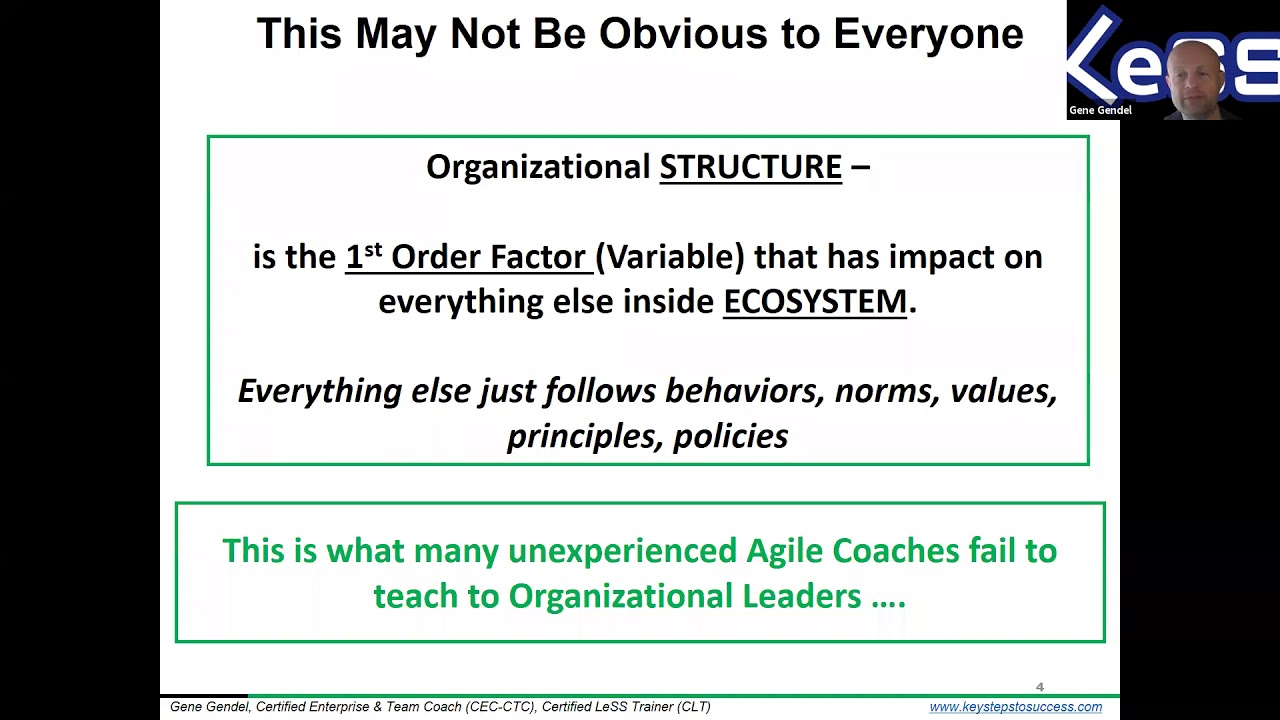 LeSS Adoption Principles and Approach - YouTube