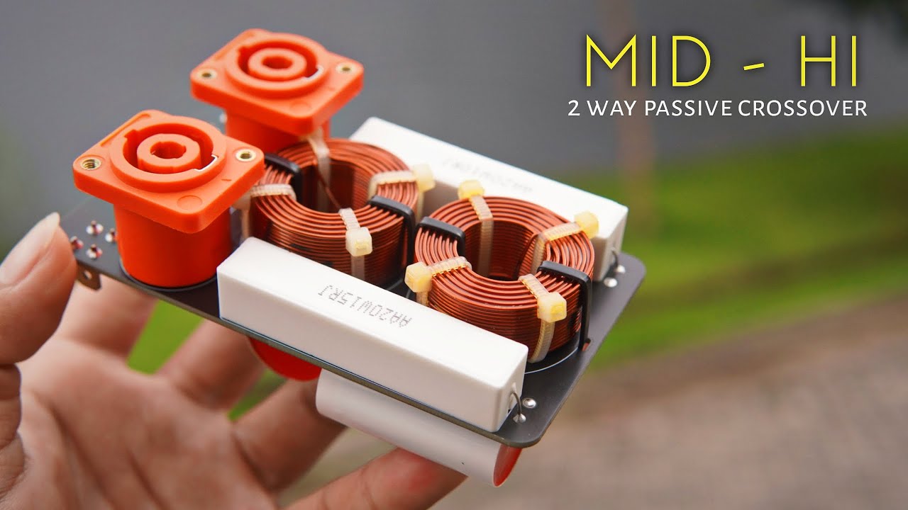 Making a Professional 2-way Passive Crossover | MID-HI CROSSOVER - YouTube