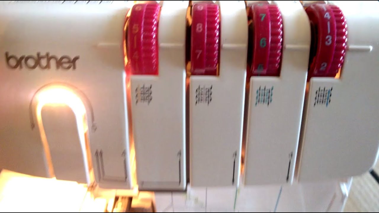 Brother serger front cover removal - Brother 355D overlock sewing ...