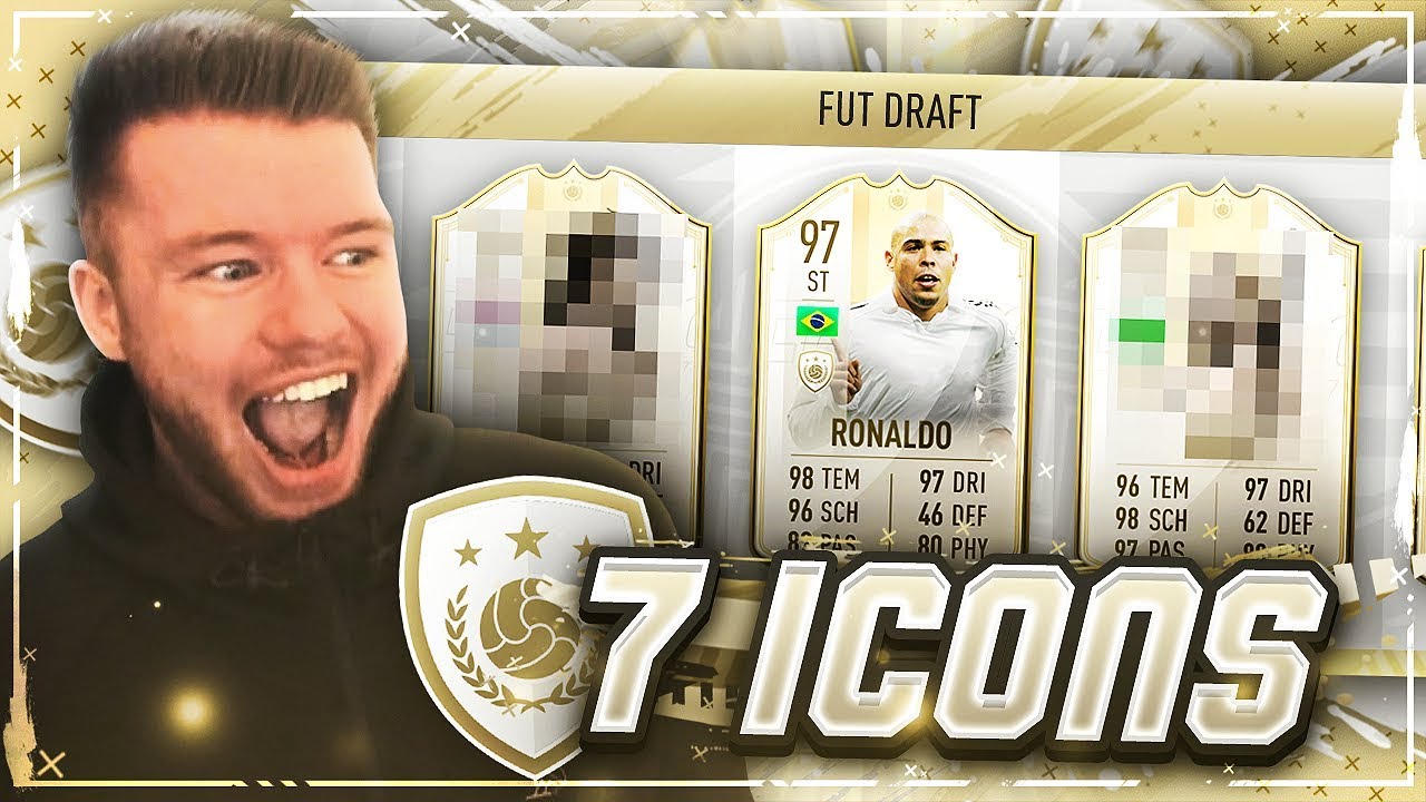 7 ICONS IM FUT DRAFT (FIFA 19) 🔥🔥 MEIN REKORD - YouTube
