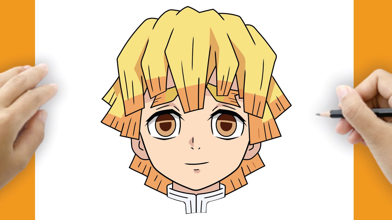 Anime How to Draw Zenitsu - Step-by-Step Tutorial - YouTube