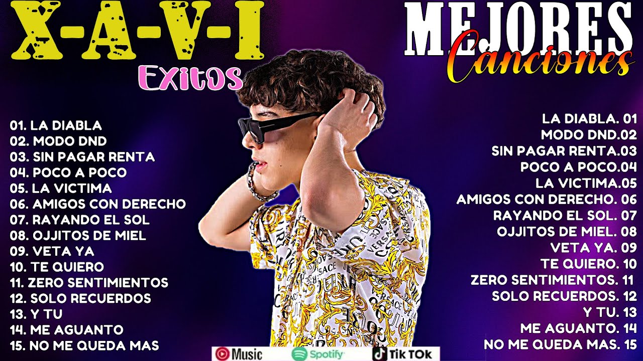 XAVI Grandes Exitos 2024 | XAVI Mejores Canciones | La Diabla, La ...