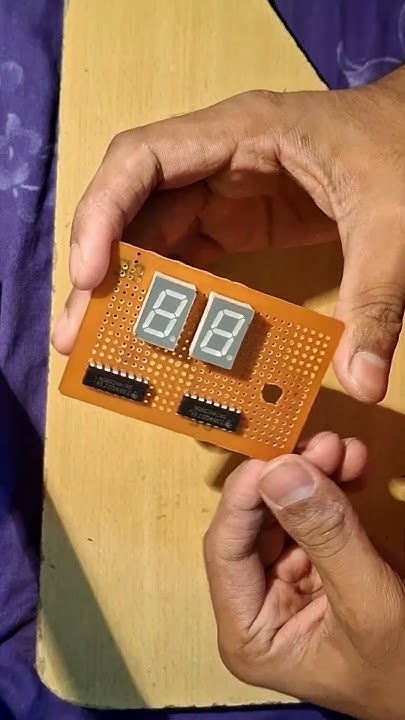 How to make two digit number/ seven segment display using 74HC595 ic # ...