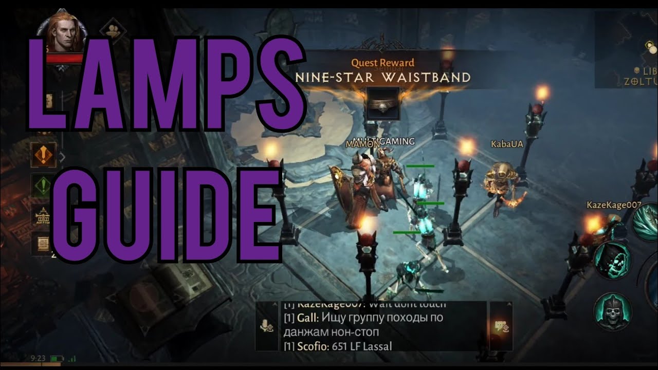 Diablo Immortal lamps puzzle guide #diablo #guide - YouTube