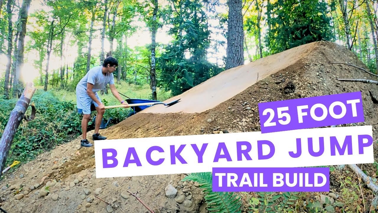 I Built an INSANE Backyard MTB Jump - YouTube