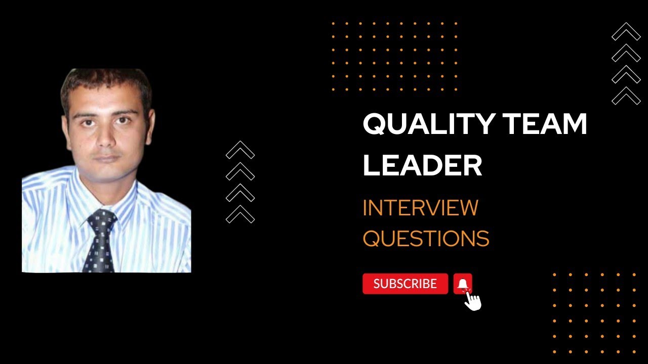 Interview Questions for Quality Team Leader || BPO Industry Quality ...
