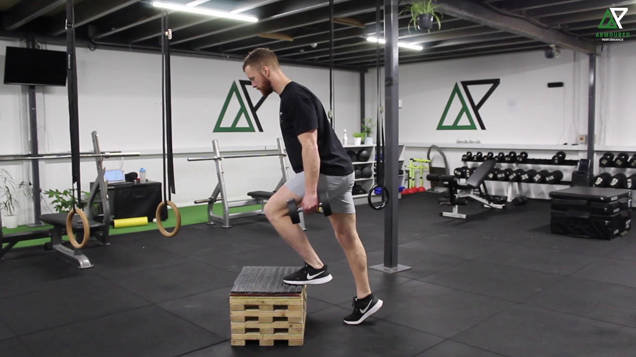 Floating Heel Step Up - YouTube