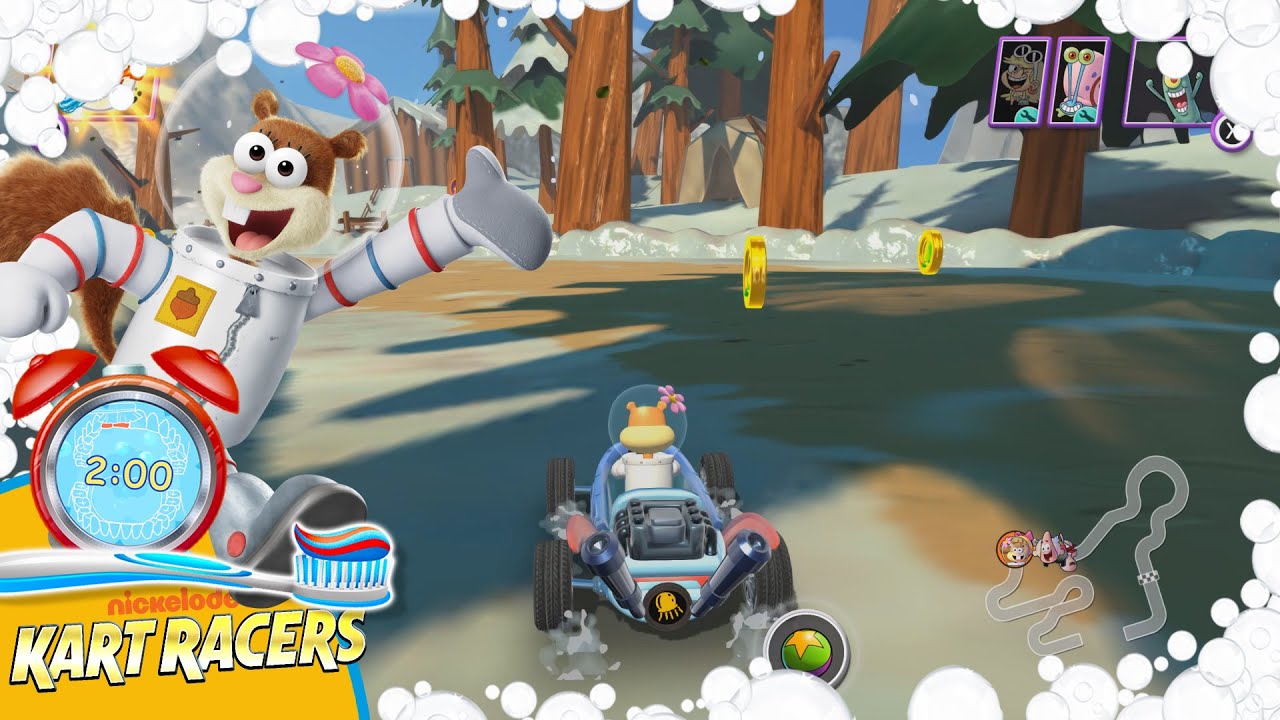 Sandy Spongebob Squarepants 2 Minute Action Racer Toothbrush timer with ...