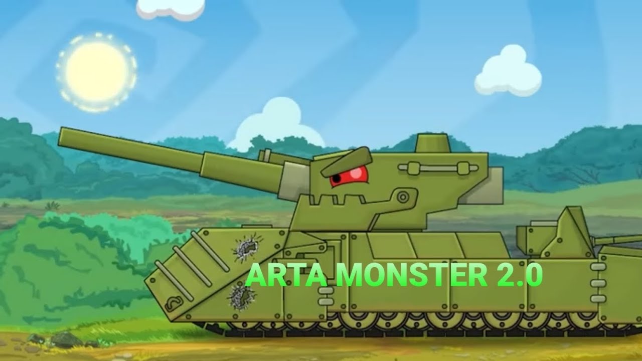Super tank Rumble.make ARTA MOSTER 2.0 from homeanimation. - YouTube