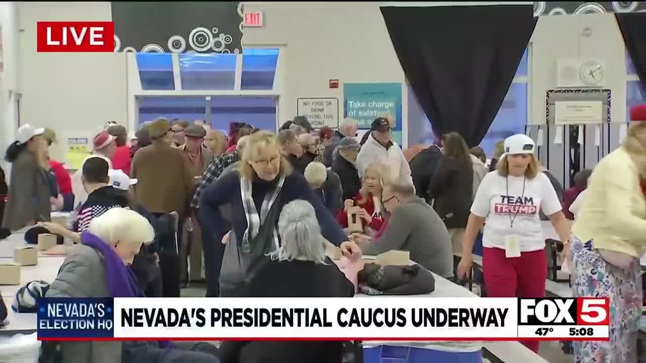 The Nevada GOP held its Presidential caucus on Thursday - YouTube