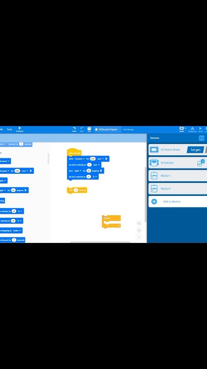 How to code your vex iq robot to drive autonomously! - YouTube