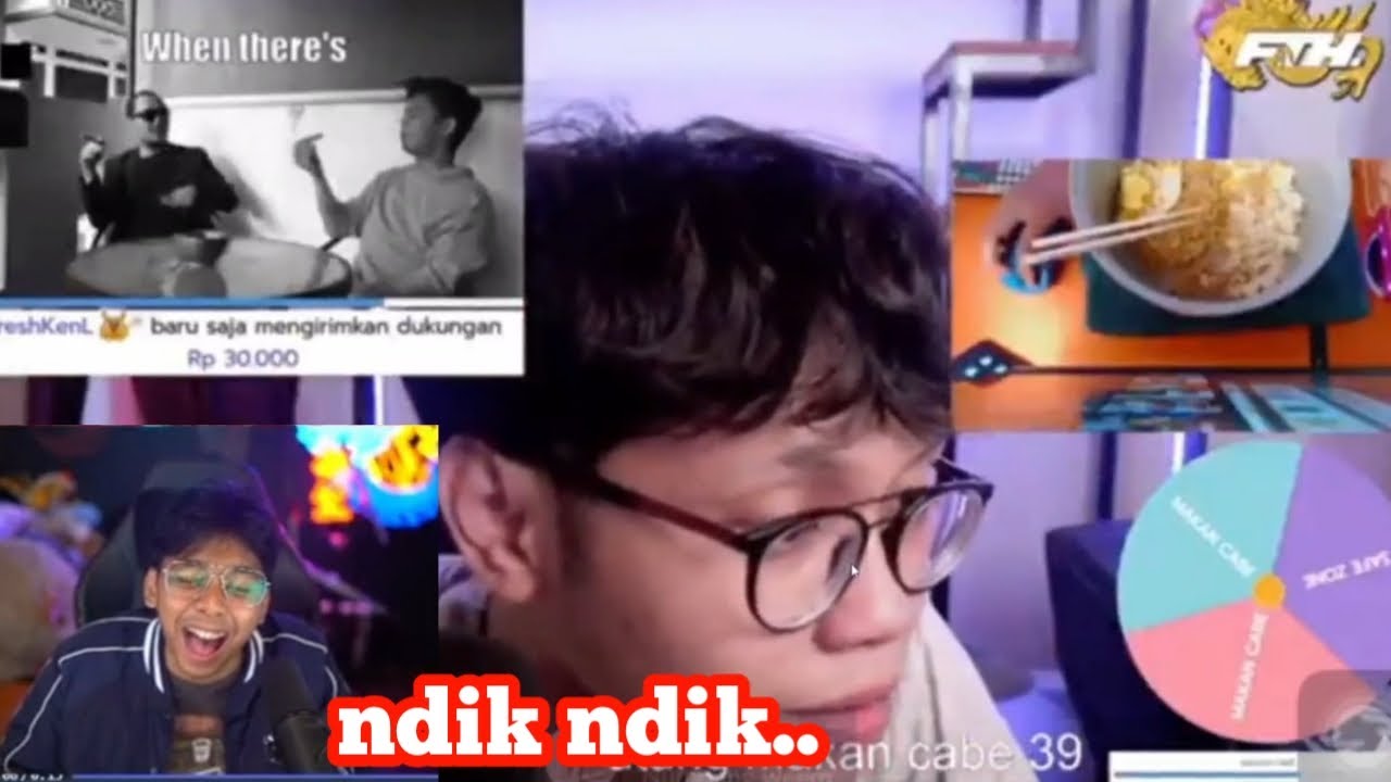 bang upi react streamer kasar - YouTube