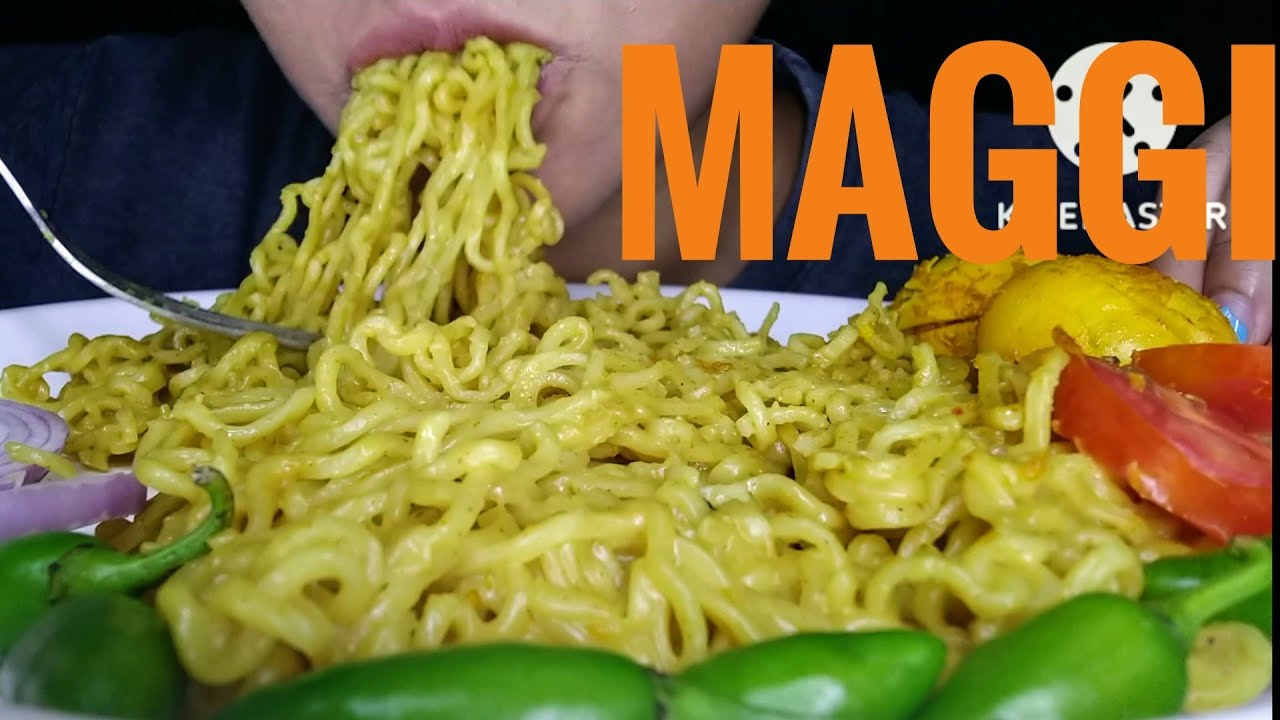 Maggi Noodles Eating/ Maggi Asmr/ Maggi Eating Show/ Maggi mukbang ...