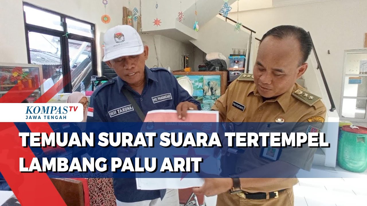 Temuan Surat Suara di Semarang Terdapat Gambar Lambang Palu Arit - YouTube