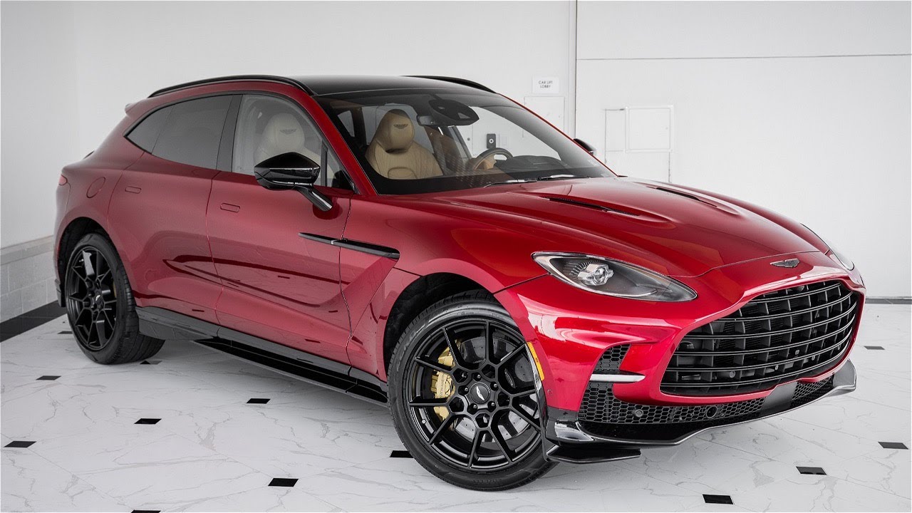 2023 Supernova Red Aston Martin DBX 707 - YouTube