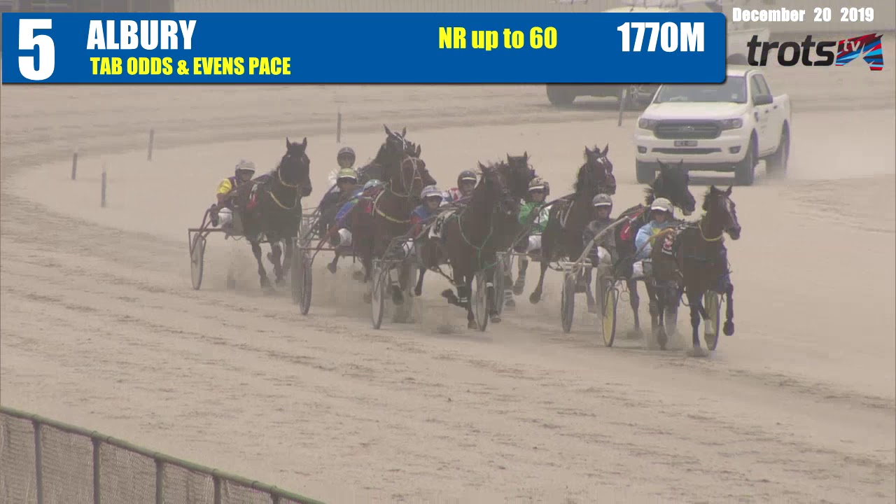 ALBURY - 20/12/2019 - Race 5 - TAB ODDS & EVENS PACE - YouTube