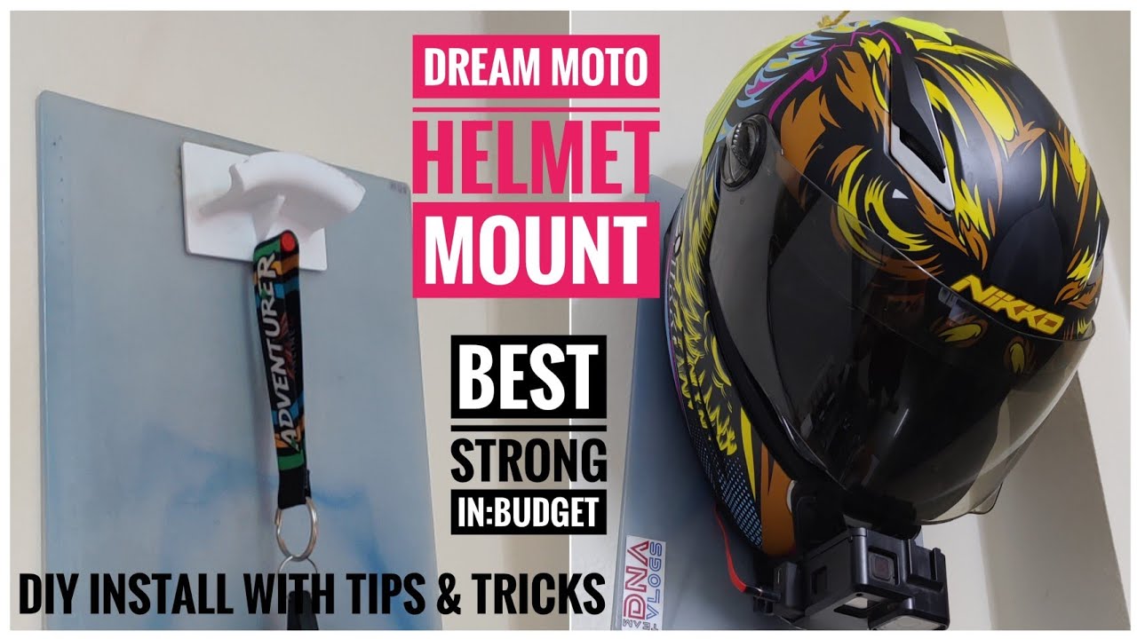 Helmet Mount From Dream Moto | DIY Install with Tips & Tricks | KeyRing ...
