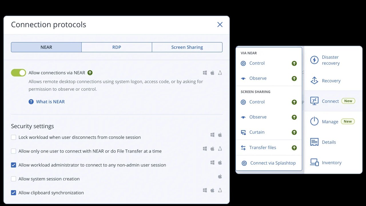 Acronis Backup (Remote Management) Protocol. RDP Enable In Acronis # ...