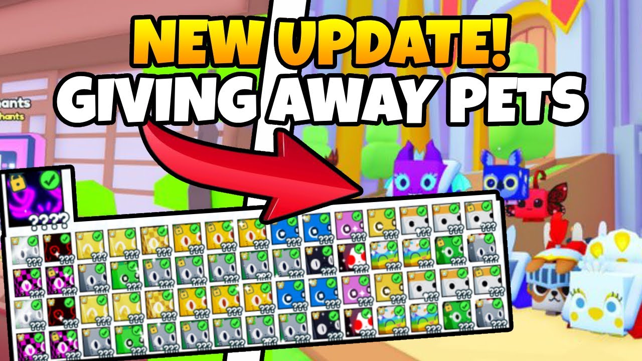 🔴LIVE🔴GIVING AWAY OP PETS PET SIMULATOR 99 - YouTube