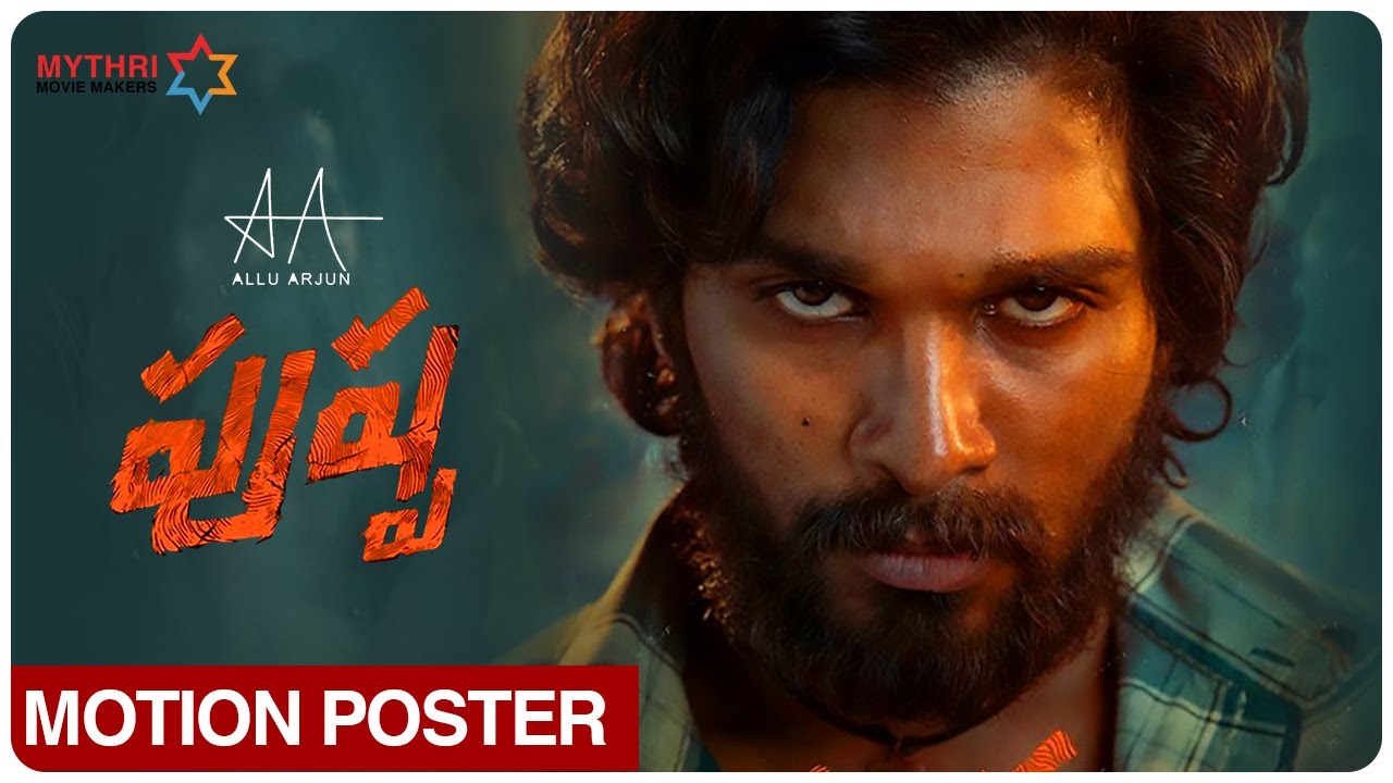 Allu Arjun Pushpa First Look | Sukumar | Rashmika | DSP | Motion Poster ...