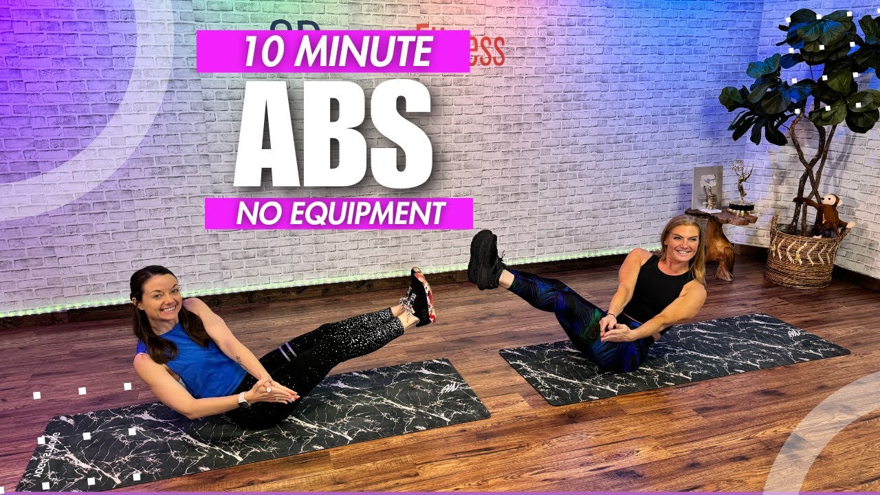 10 Min - ABS AT HOME - No Equipment Ab Workout - YouTube