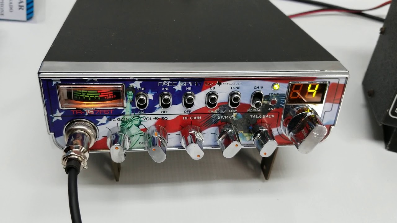 Free Spirit Texas Ranger Mobile CB Radio - YouTube