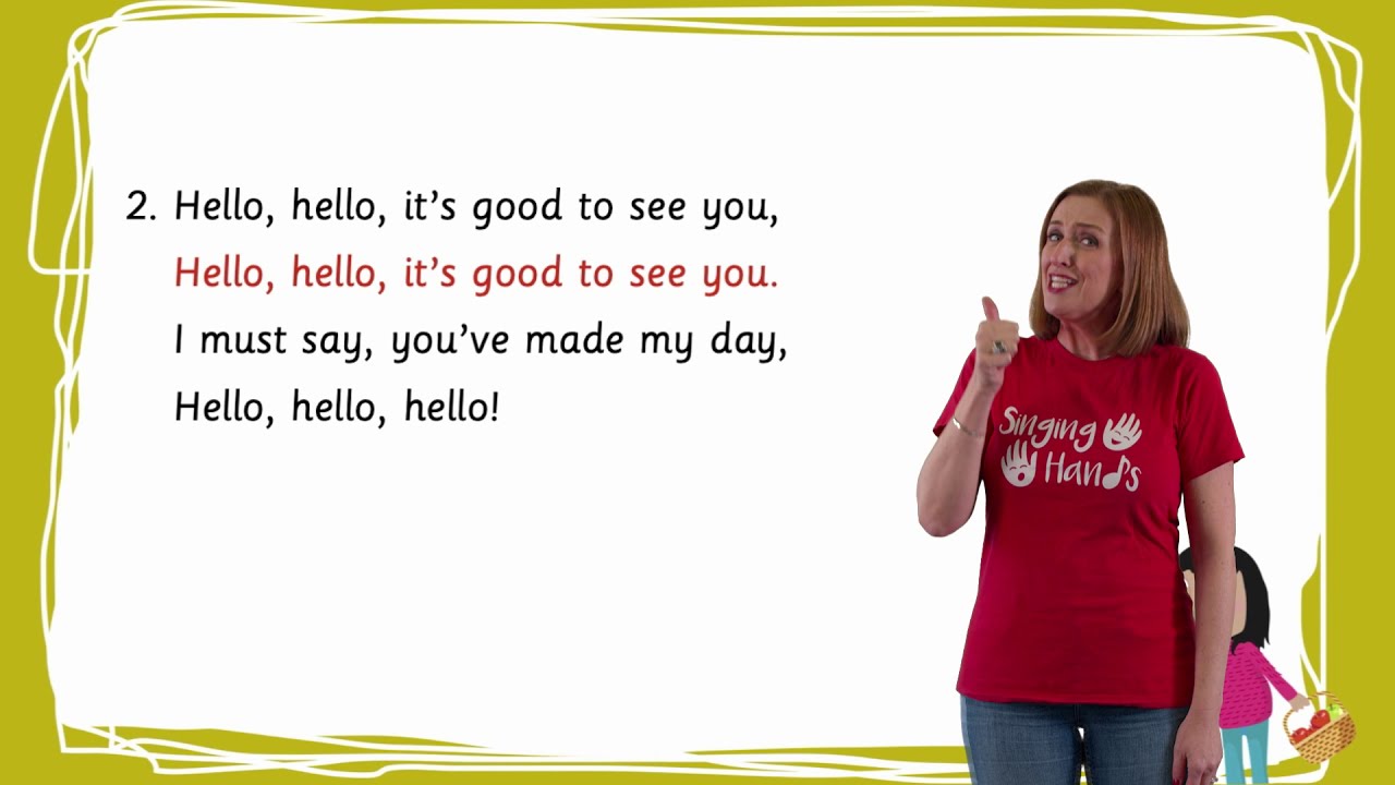 Hello, Hello - Makaton Signing with Singing Hands and Out of the Ark ...