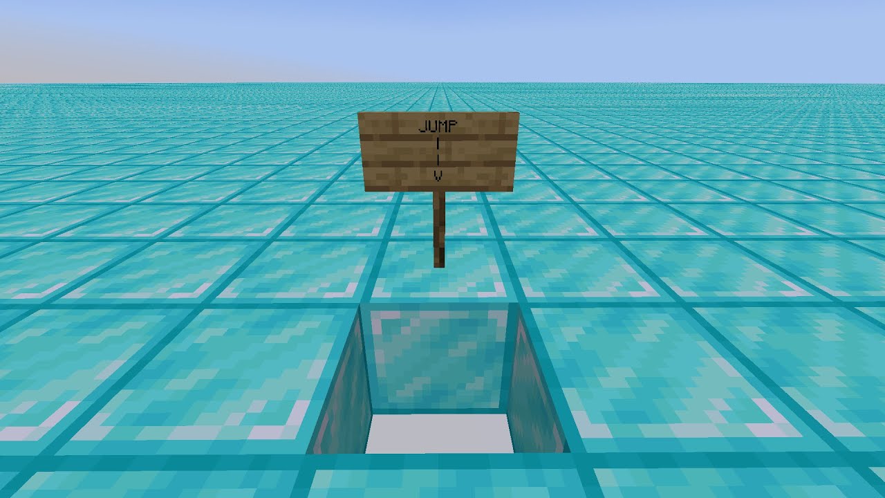 Nhảy Vào Hố Sâu Không Thấy Đáy Trong Minecraft - YouTube