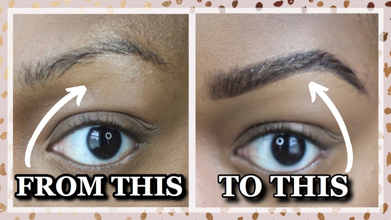 The Best Eyebrow Tutorial For Beginners - YouTube