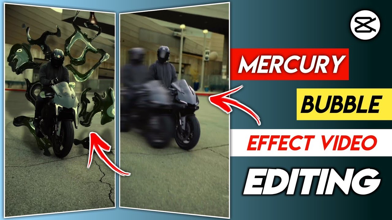 Mercury Bubble Effect Video Editing | How To Make Mercury Bubble Effect In Capcut | Capcut ...