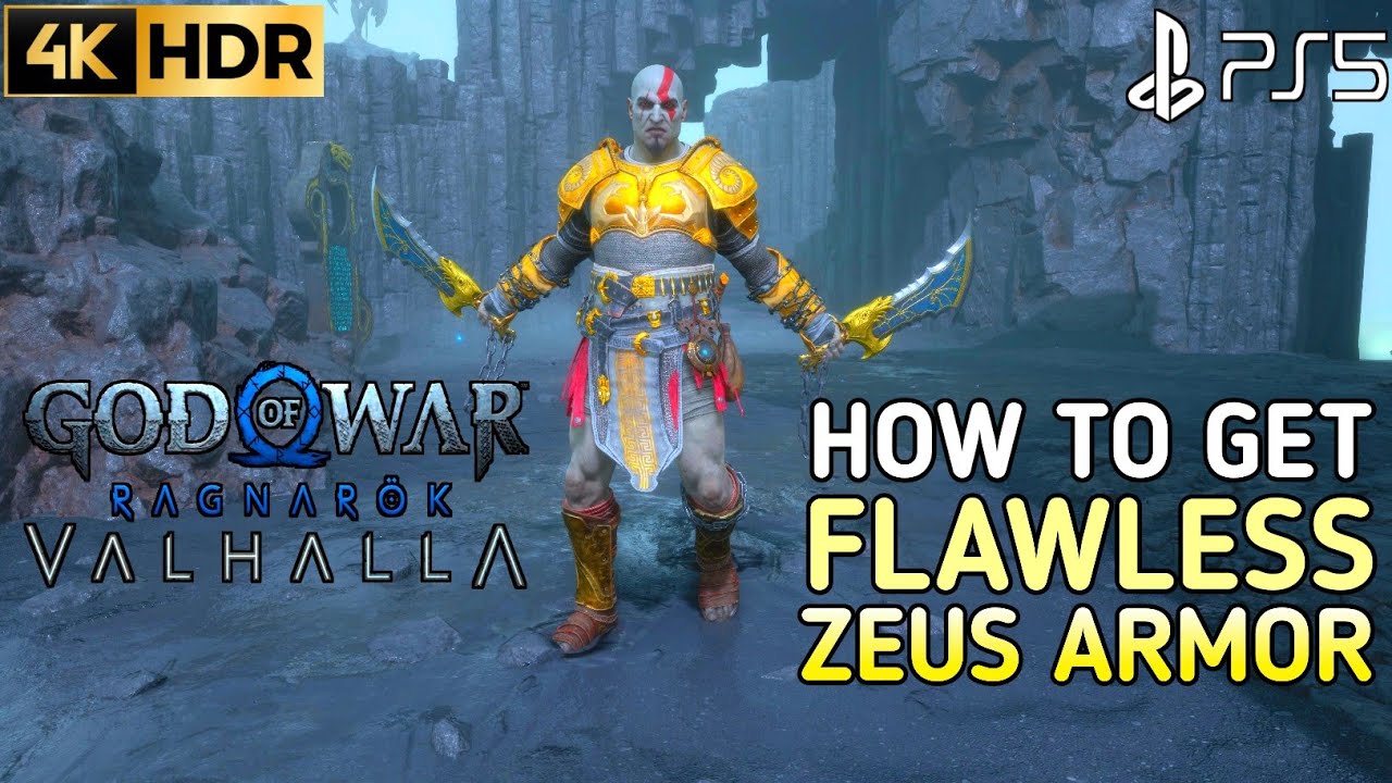 How to Get Flawless Zeus Armor God of War Ragnarok Valhalla Flawless ...