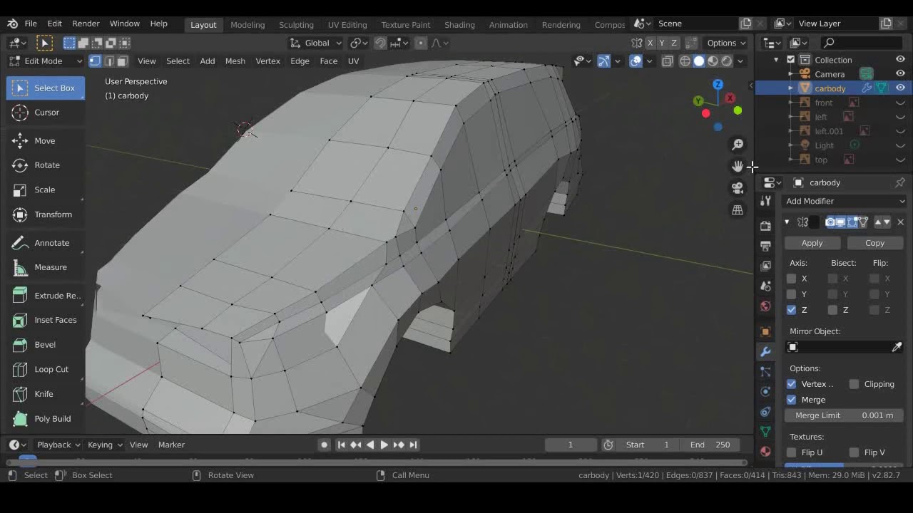 Toyota Innova Body Modeling using Blender - YouTube