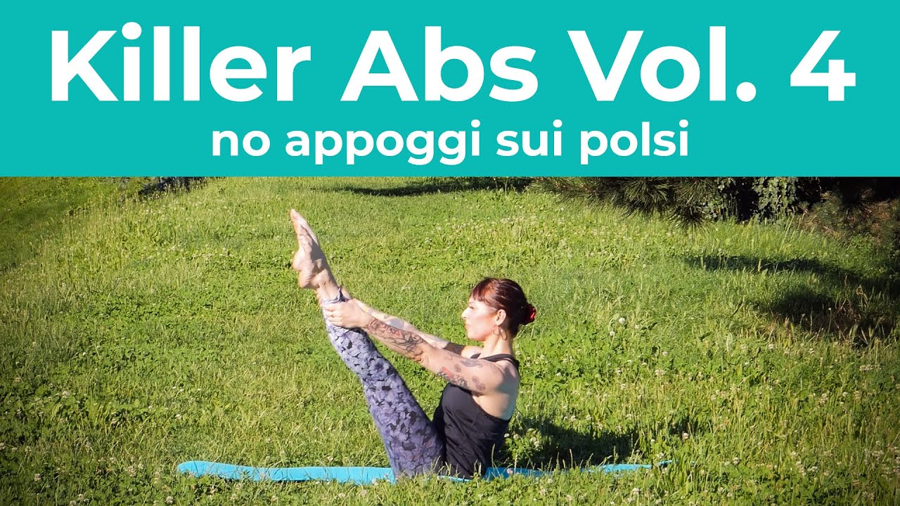 Pilates | Killer Abs Vol. 4 - no appoggi sui polsi | 20 minuti ...