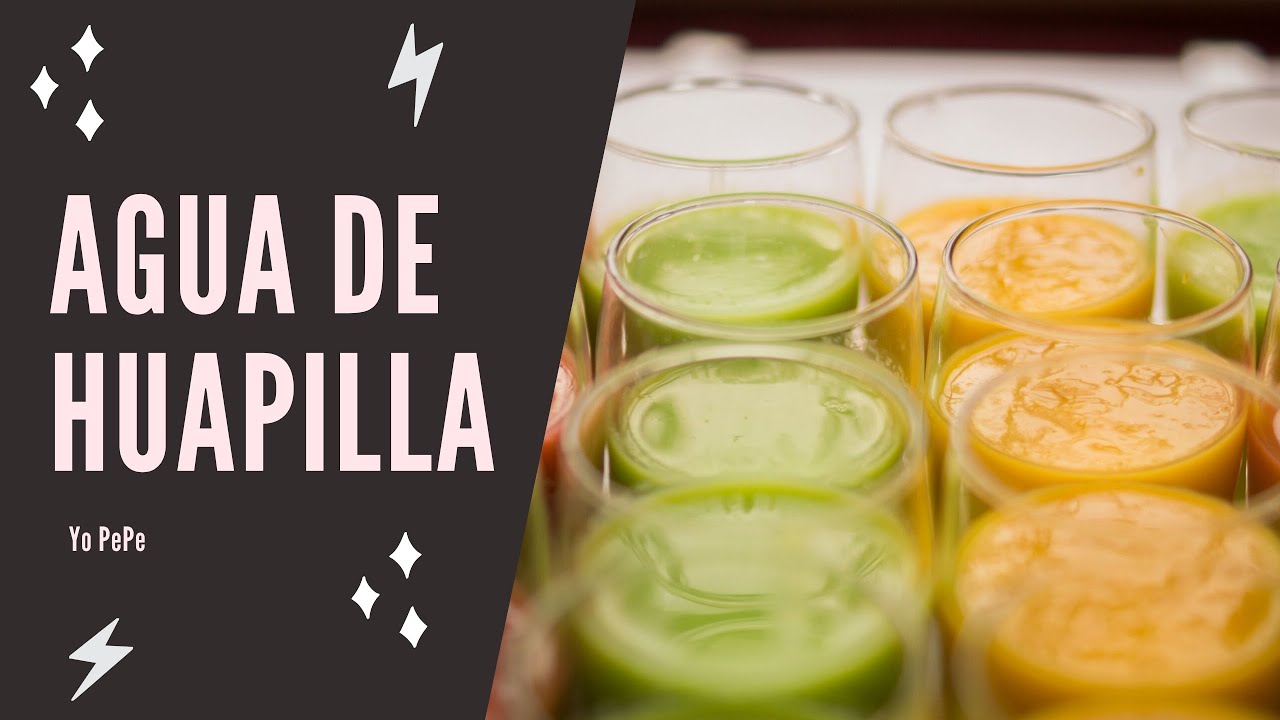 Como Preparar Agua de Huapilla - YouTube