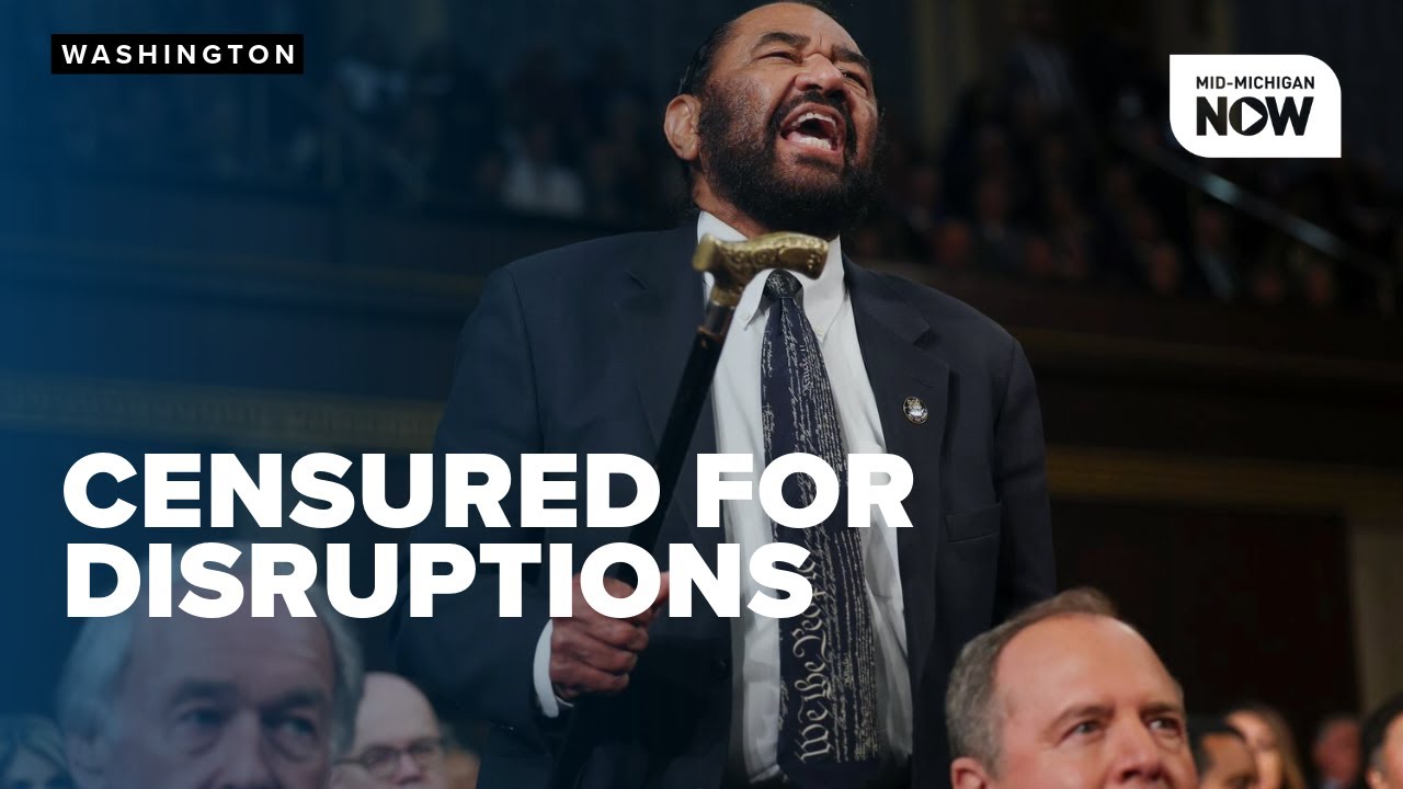 Rep. Al Green censured for outbursts during Trump's address to congress ...