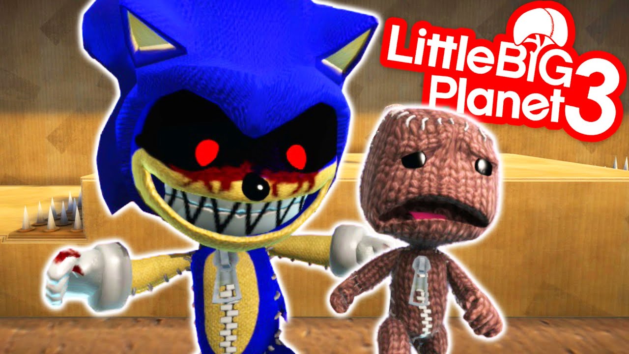Sonic Catches Sackboy | LittleBigPlanet 3 PS4 Gameplay - YouTube